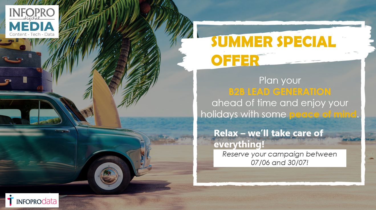 Summer Special Offer – B2B Lead generation – Infopro Digital Insights